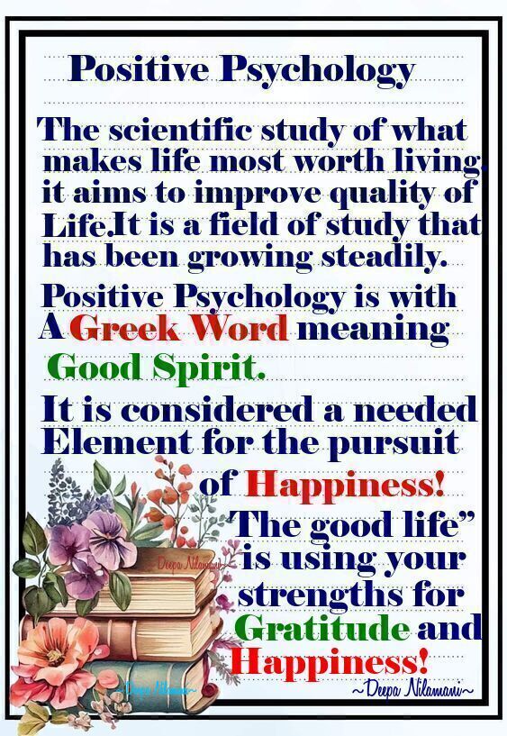 Positive Psychology! – I am My Path!