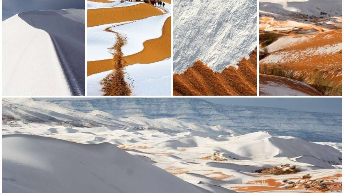 Rains Snow and Ice in the Sahara Dessert! – I am My Path!
